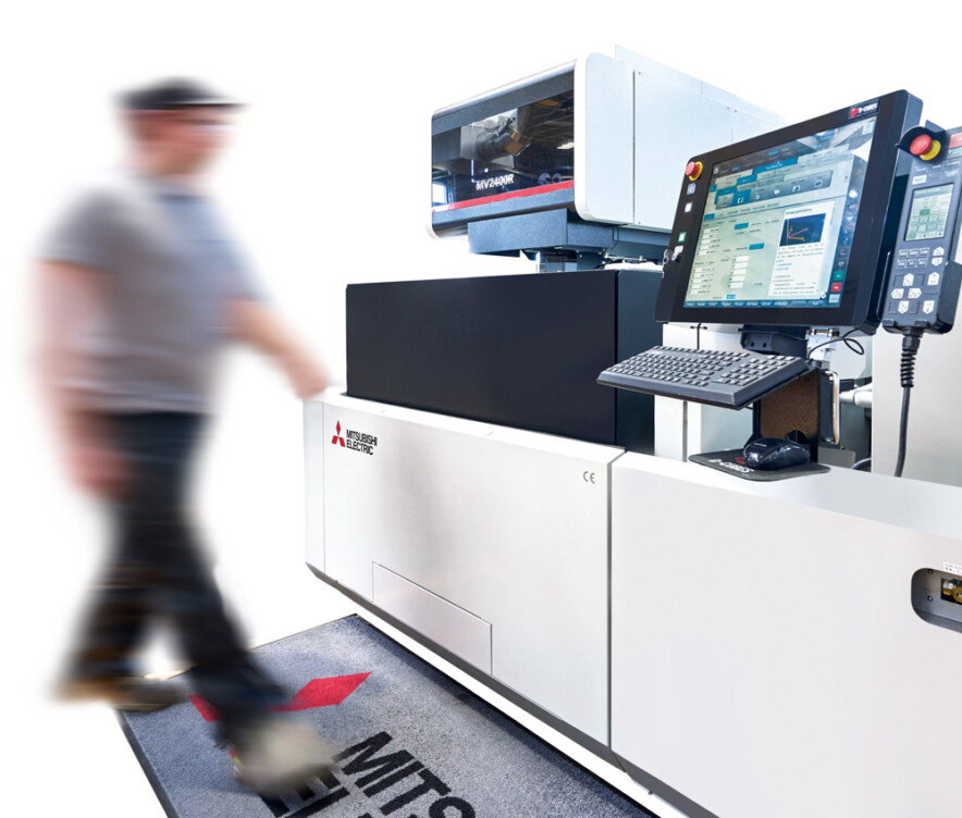 Drehen, Fräsen – und jetzt auch Erodieren. - Mitsubishi Electric EDM